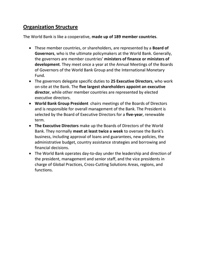 International Bank for Reconstruction and Development (IBRD) | PDF