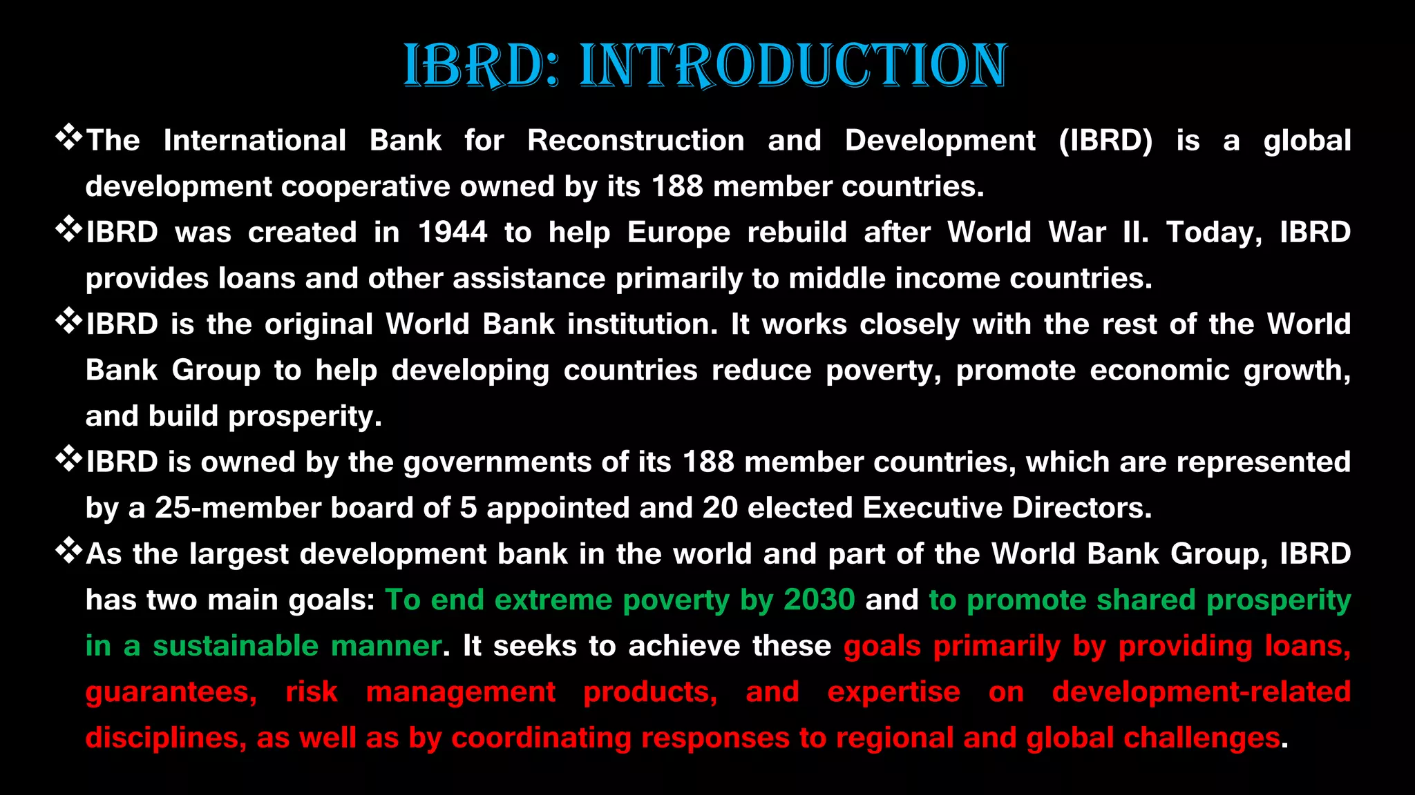 International Bank of Reconstruction and Development | PDF | Business ...