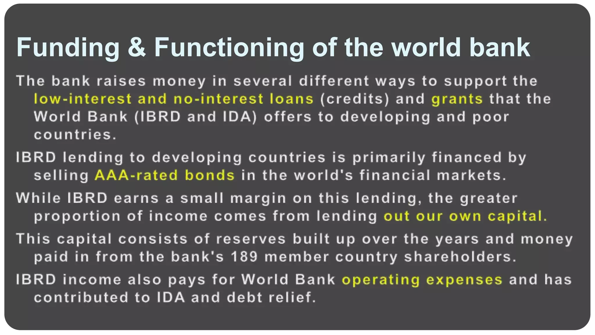 International Bank for Reconstruction and Development (IBRD) | PPTX