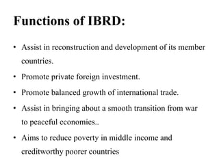 Ibrd ppt | PPTX