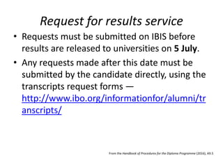 IB Results ^ Remak | PPTX | Educational Assessment | Education