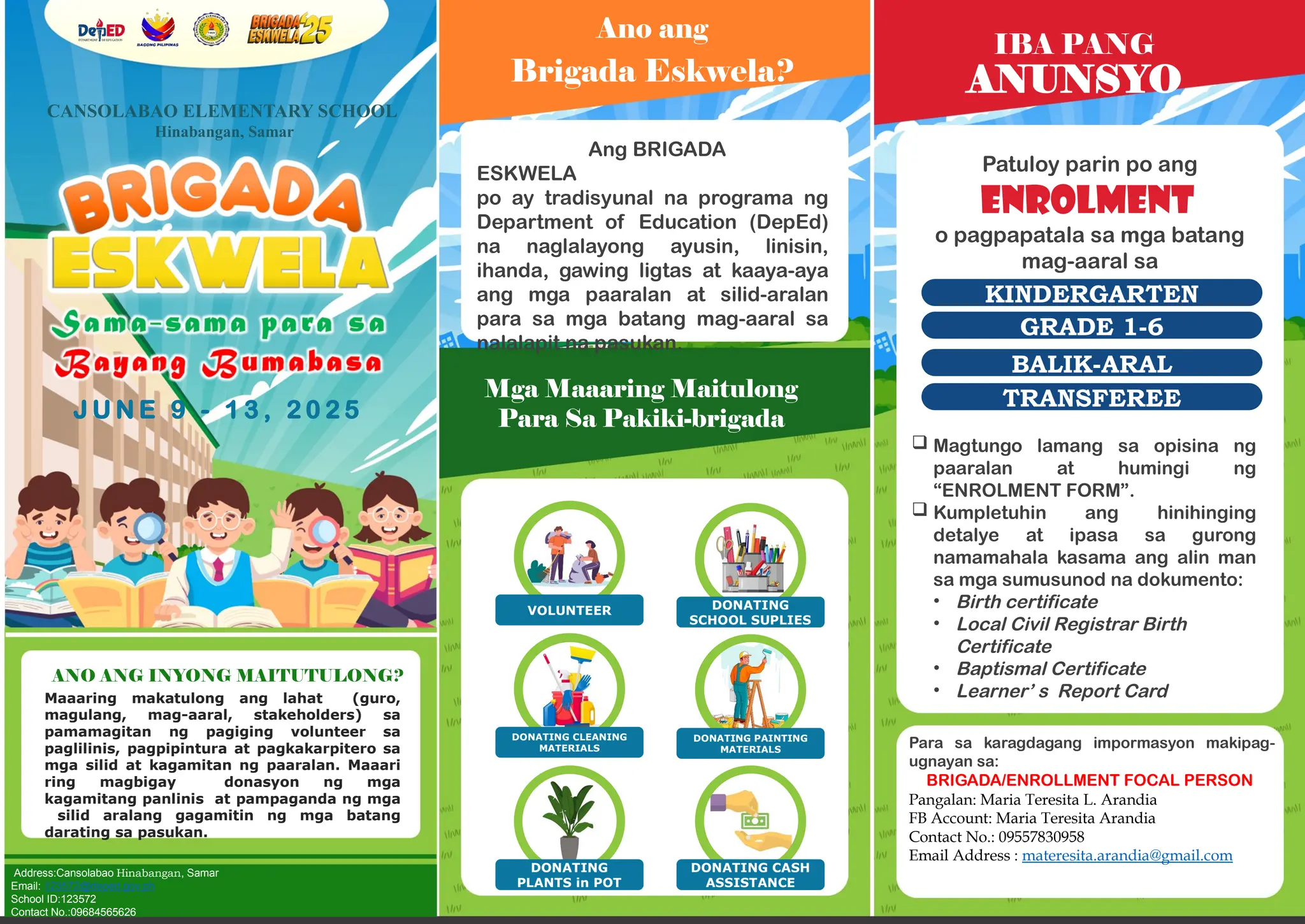 iBROCHURE Brigada Eskwela 25- Iprint sa A4 Paper [Autosaved].pptx