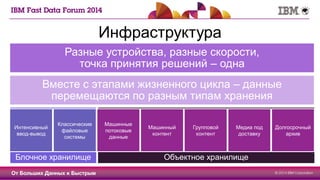 IBS at IBM Fast Data (Moscow, 2014) | PDF