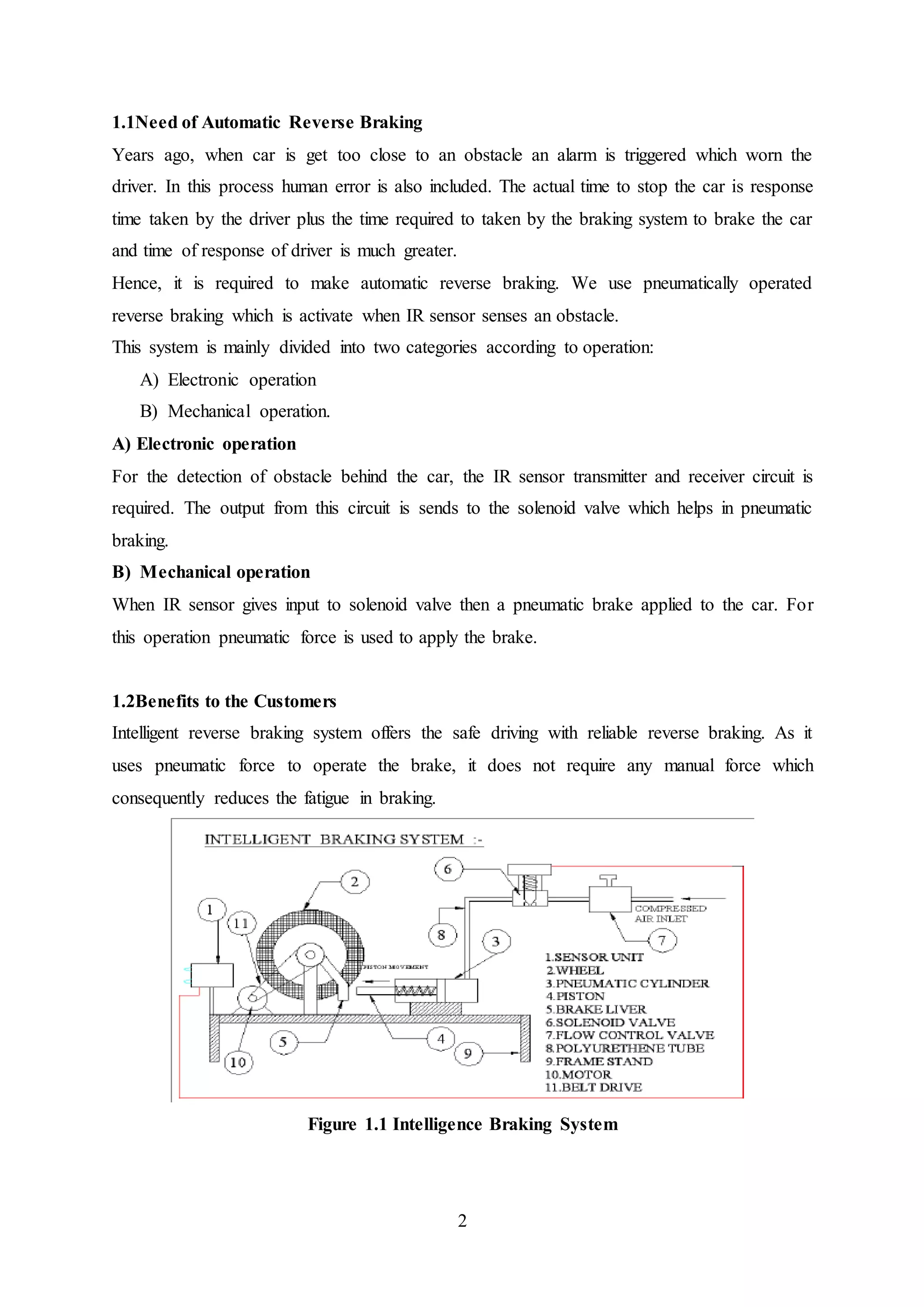 Iintelligence braking system | DOCX