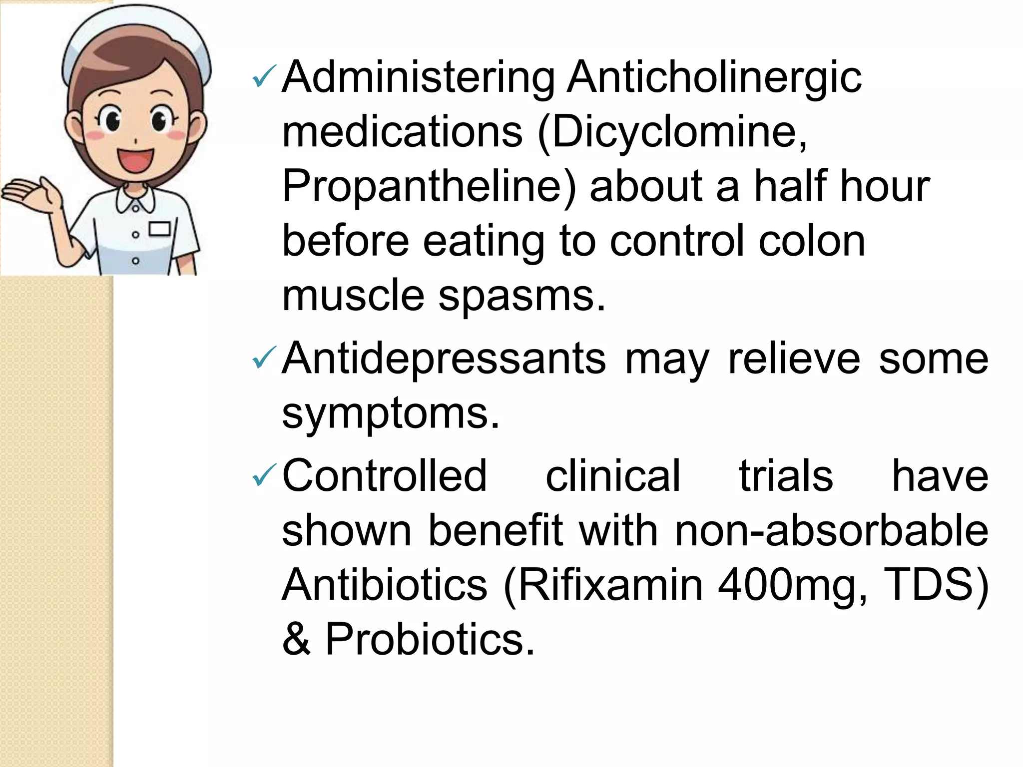 IRRITABLE BOWEL SYNDROME(IBS) WITH NURSING MANAGEMENT | PPTX