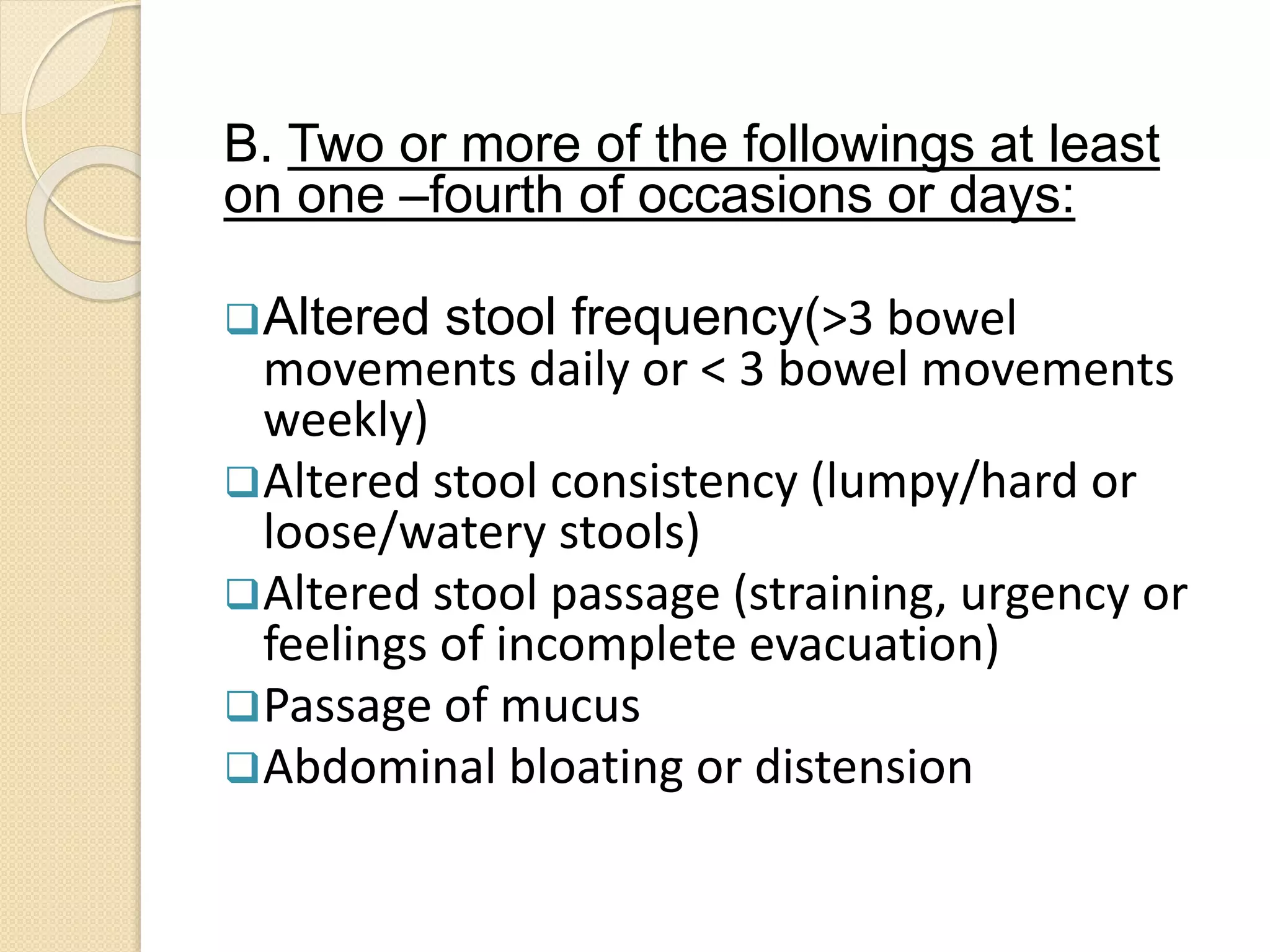 IRRITABLE BOWEL SYNDROME(IBS) WITH NURSING MANAGEMENT | PPTX