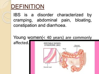 IRRITABLE BOWEL SYNDROME(IBS) WITH NURSING MANAGEMENT | PPTX
