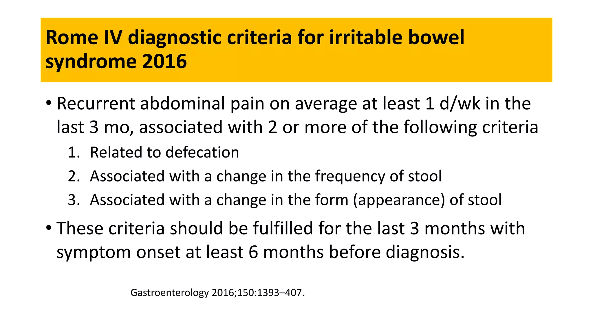 Irritable Bowel Syndrome: An Update in Pathophysiology and Management | PDF