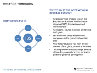 International Business School | Hogeschool van Amsterdam, University of ...