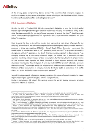 Ab InBev Internationalisation Strategy | PDF