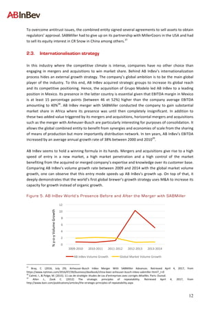 Ab InBev Internationalisation Strategy | PDF