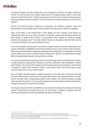Ab InBev Internationalisation Strategy | PDF