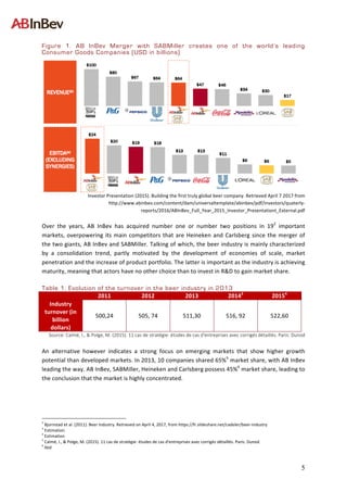 Ab InBev Internationalisation Strategy | PDF
