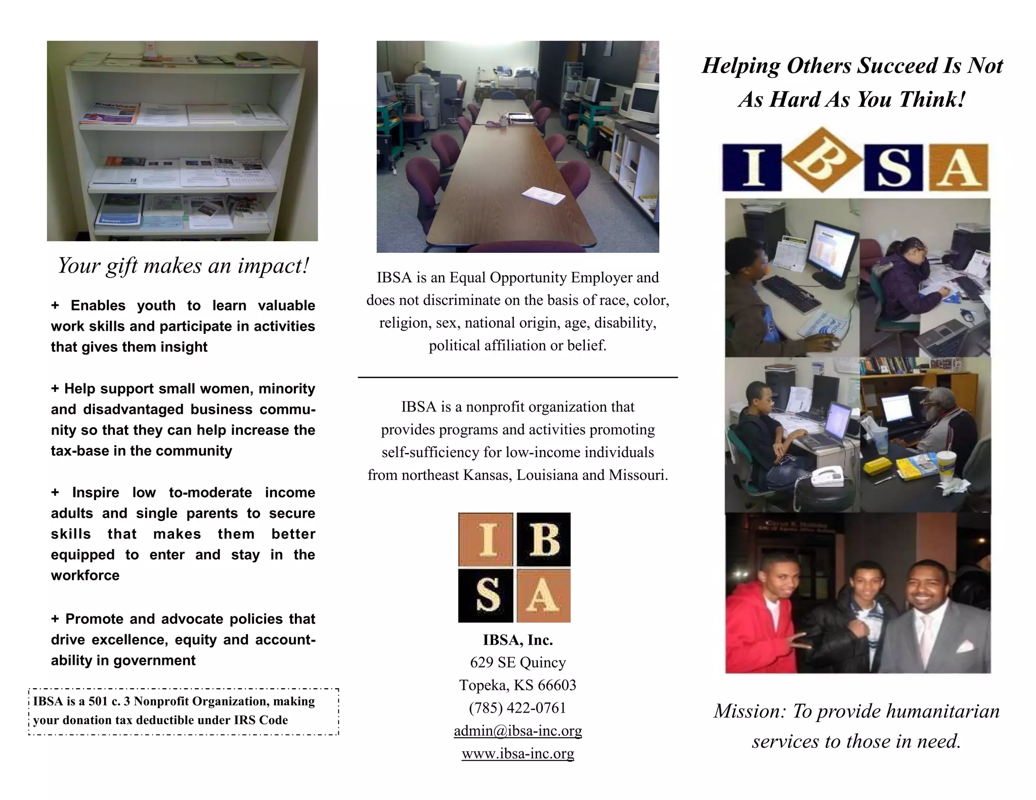 Ibsa pledge brochure | PDF