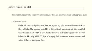 FDI In India | PPT