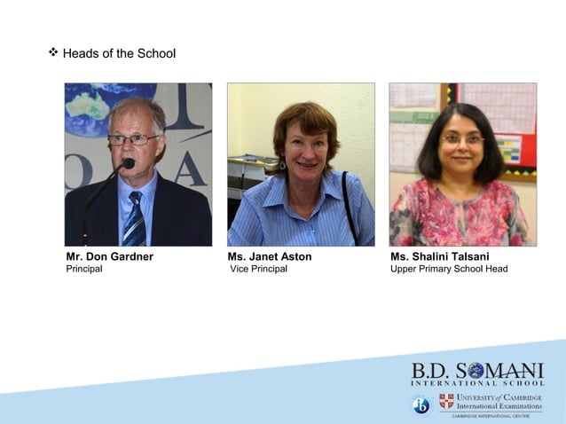 B.D Somani International School ppt | PPT