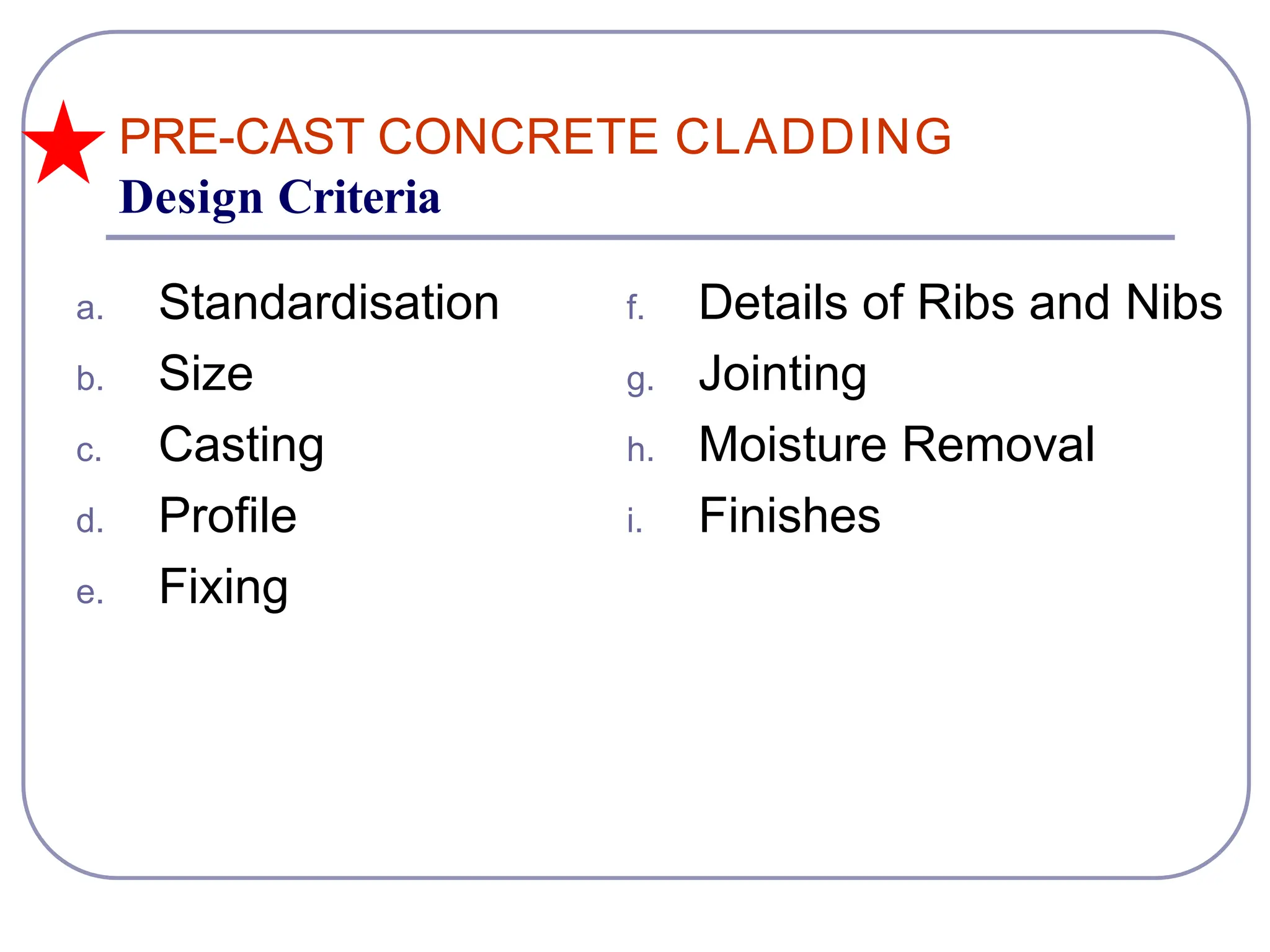 CONSTRUCTION TECHNOLOGY V - METAL COMPOSITE CLADDING NON-METAL CLADDING ...