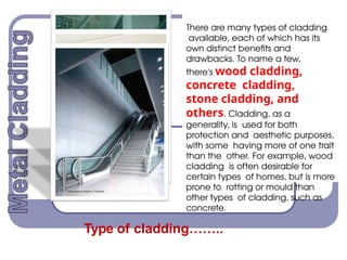 CONSTRUCTION TECHNOLOGY V - METAL COMPOSITE CLADDING NON-METAL CLADDING ...