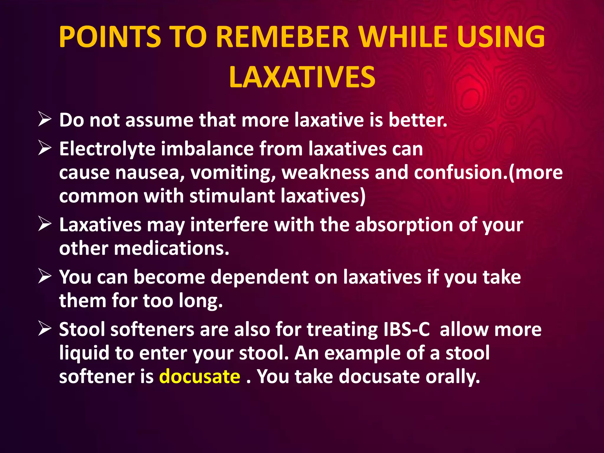 Drugs used in the treatment of irritable bowel syndrome (IBS) | PDF