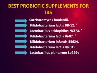 Drugs used in the treatment of irritable bowel syndrome (IBS) | PDF