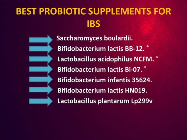 Drugs used in the treatment of irritable bowel syndrome (IBS) | PDF ...