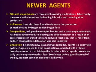 Drugs used in the treatment of irritable bowel syndrome (IBS) | PDF