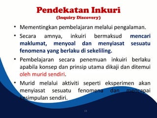 IBSE (Pembelajaran Sains Secara Inkuiri) | PPT