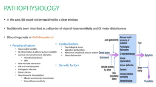 Irritable Bowel Syndrome Pathophysiology .pptx