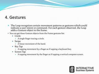 Leap Motion - Aydin Akcasu | PPT