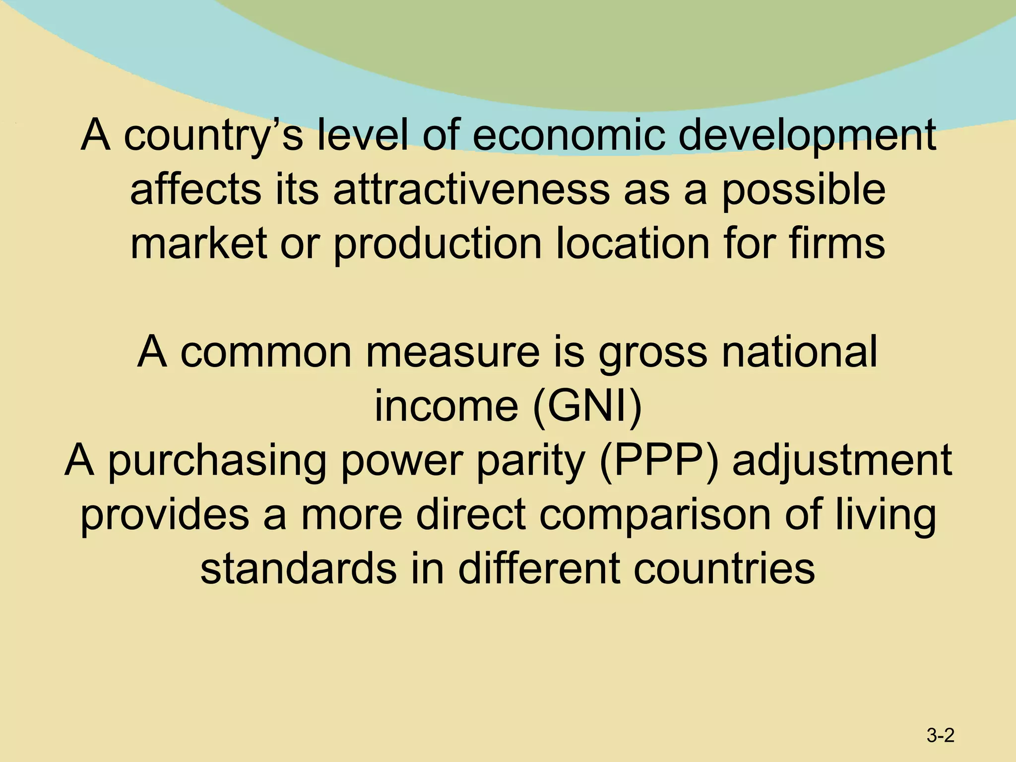 National Differences in Economic Development | PPT