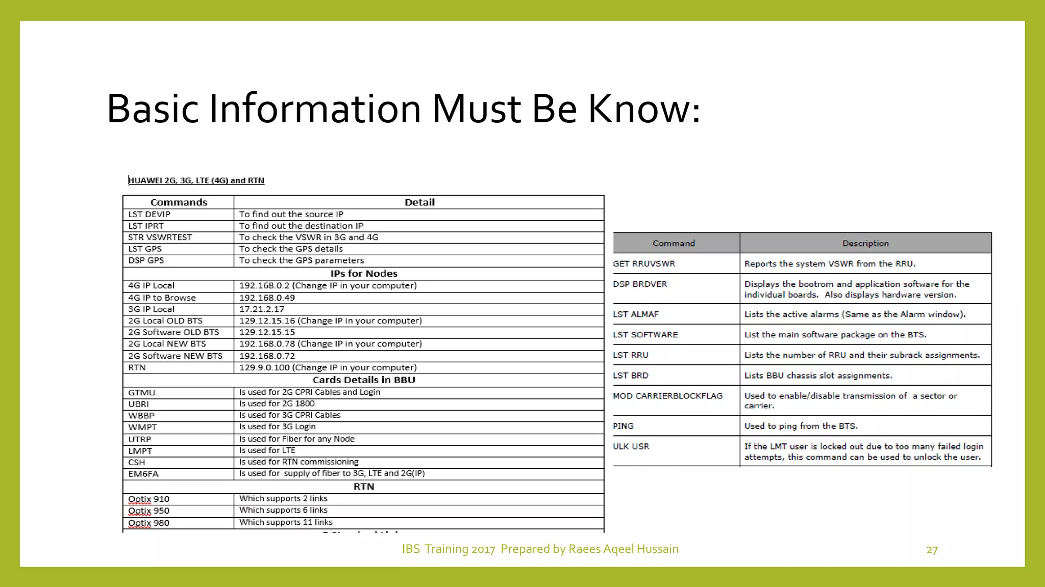 IBS/DAS mini training review | PDF
