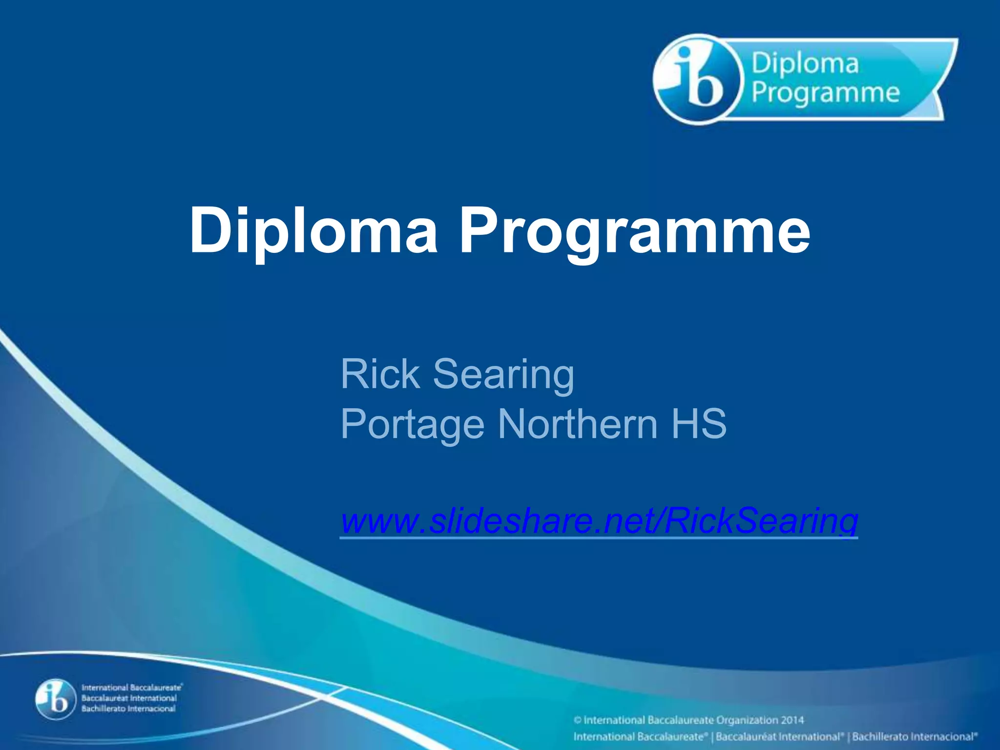 IBSOM DP Orientation Session | PPTX