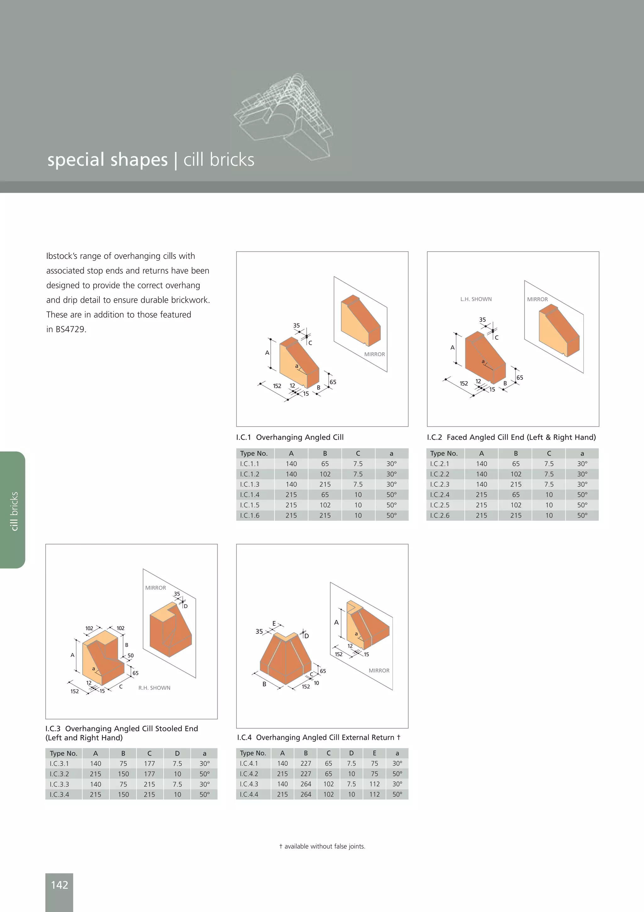 Ibstock special bricks | PDF