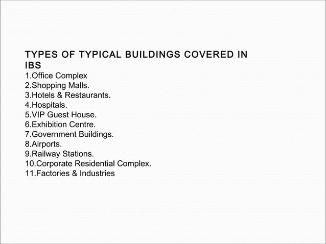 IBS Training | PPT | Indoor Environmental Quality | Home & Garden