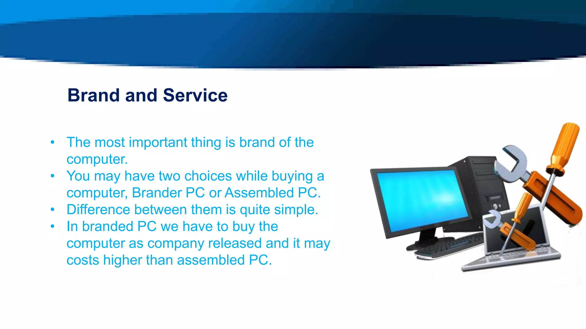 Things To Consider When Buying A Computer | PPTX