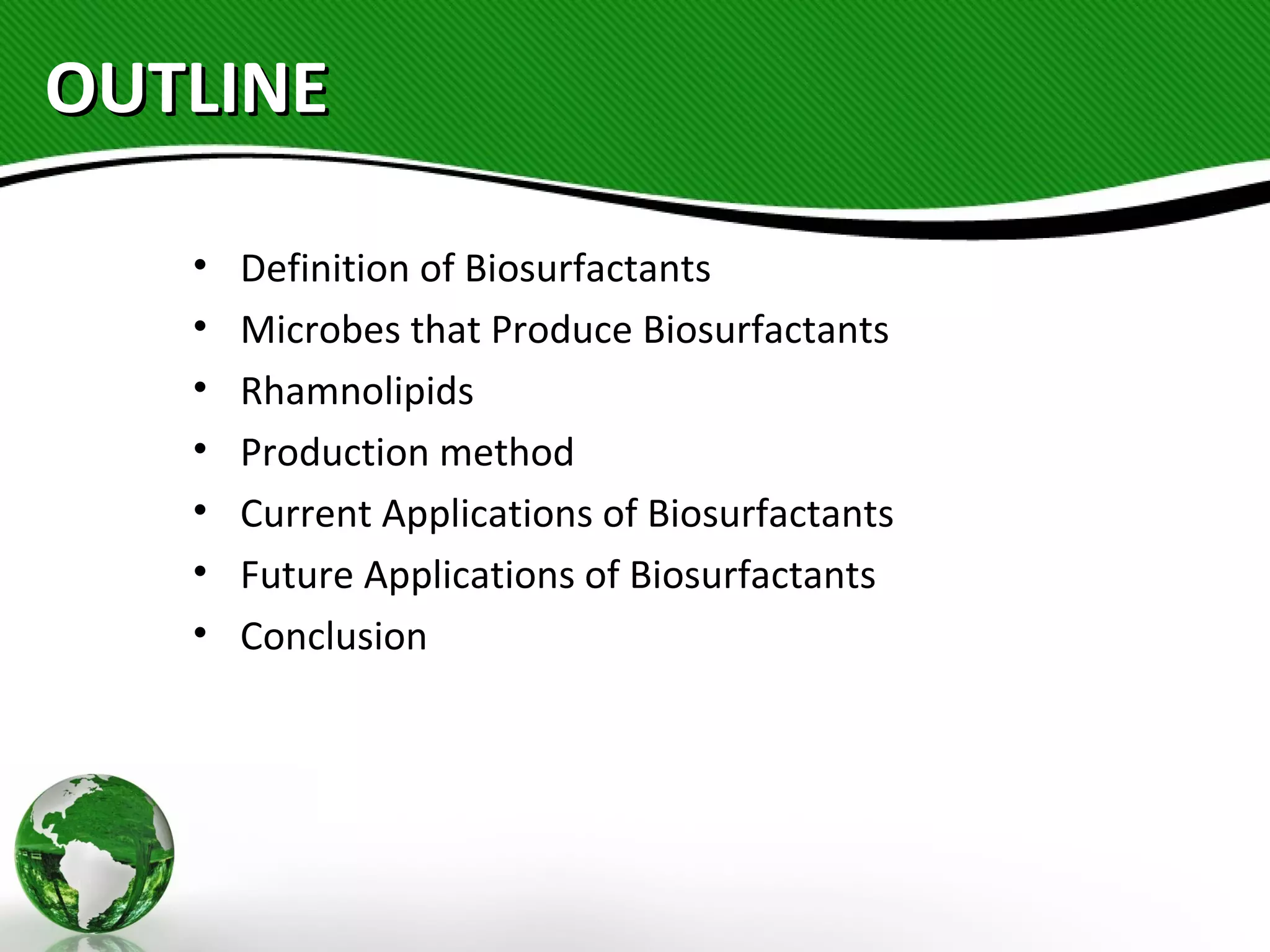 biosurfactants rhamnolipids | PPT