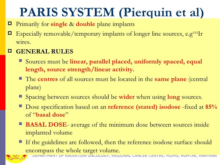 physics and clinical aspects of interstitial brachytherapy