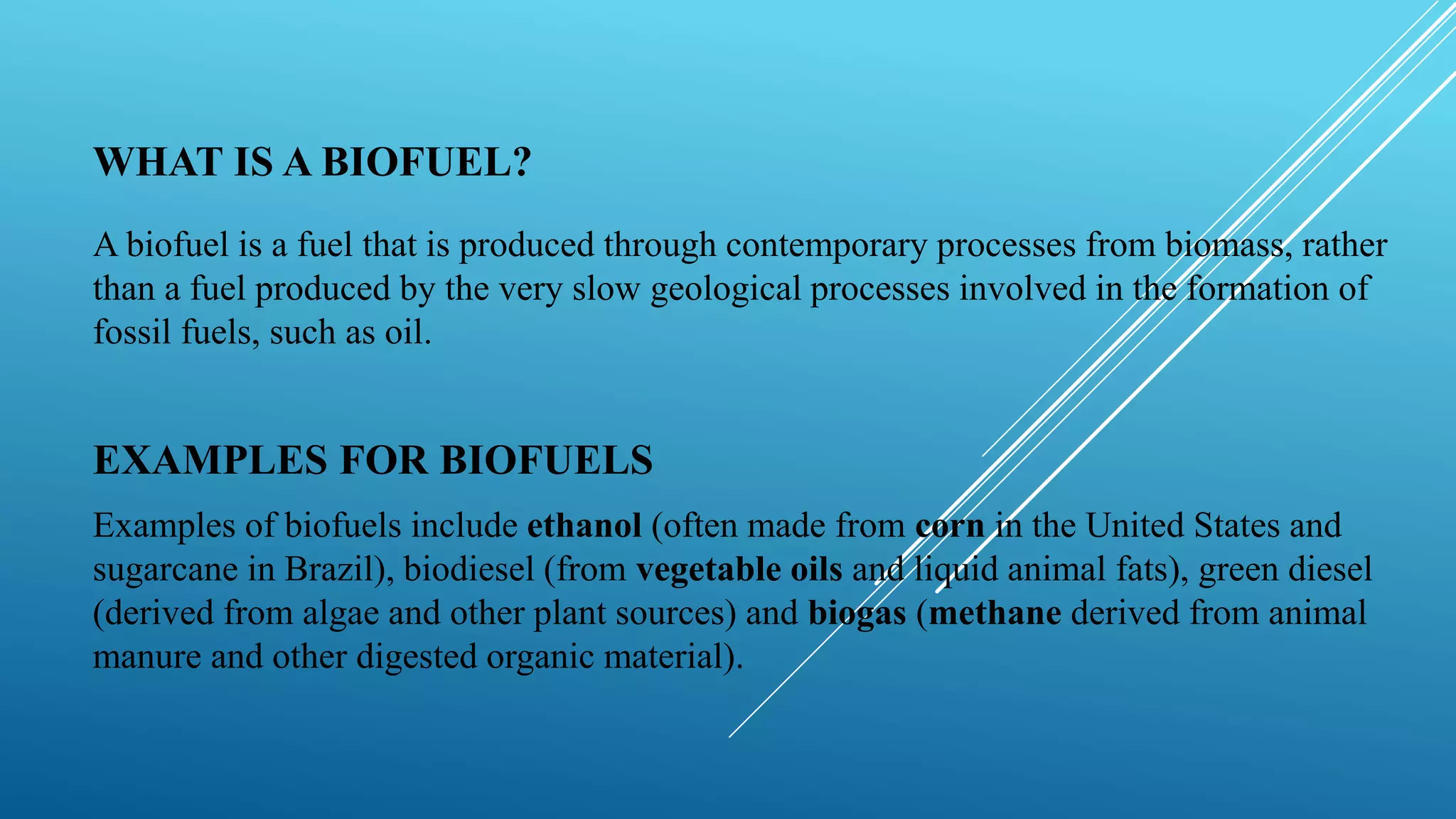 Introduction to Biofuels and basic concepts of Fuel cell | PPT