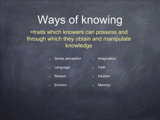 Ib theory of_knowledge_bms_presentation lauwers | PPTX