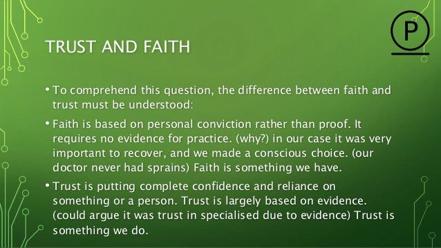 IB Tok Presentation - To what Extent does Faith provide a basis for t…