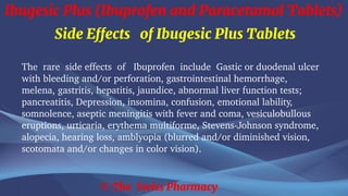 Ibugesic Plus (Generic Ibuprofen and Paracetamol Tablets) | PDF