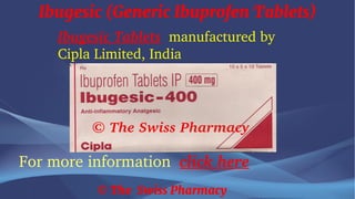 Ibugesic (Generic Ibuprofen Tablets) | PDF