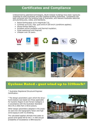 iBuild Modular Building Brochure | PDF | Construction Industry | Industries