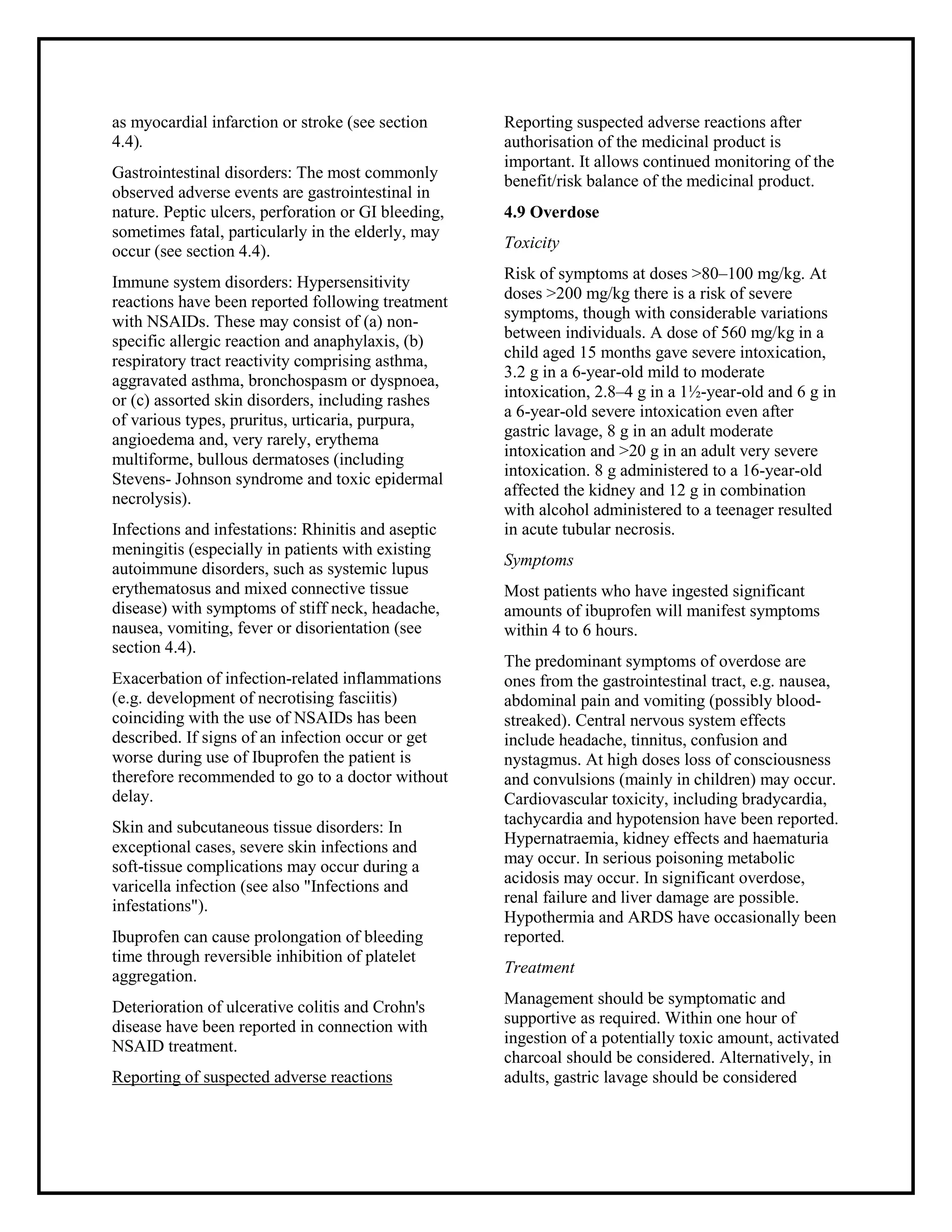 Ibuprofen 400 mg film coated tablets smpc- taj pharmaceuticals | PDF