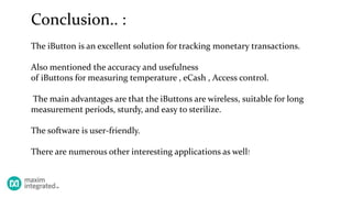 iButton PPT By Afigith.S | PPTX