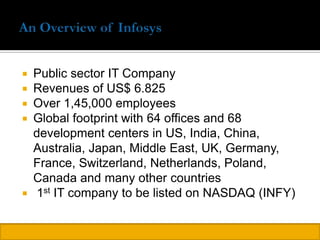 Infosys- A Global Perspective | PPTX | Business Travel | Travel Type