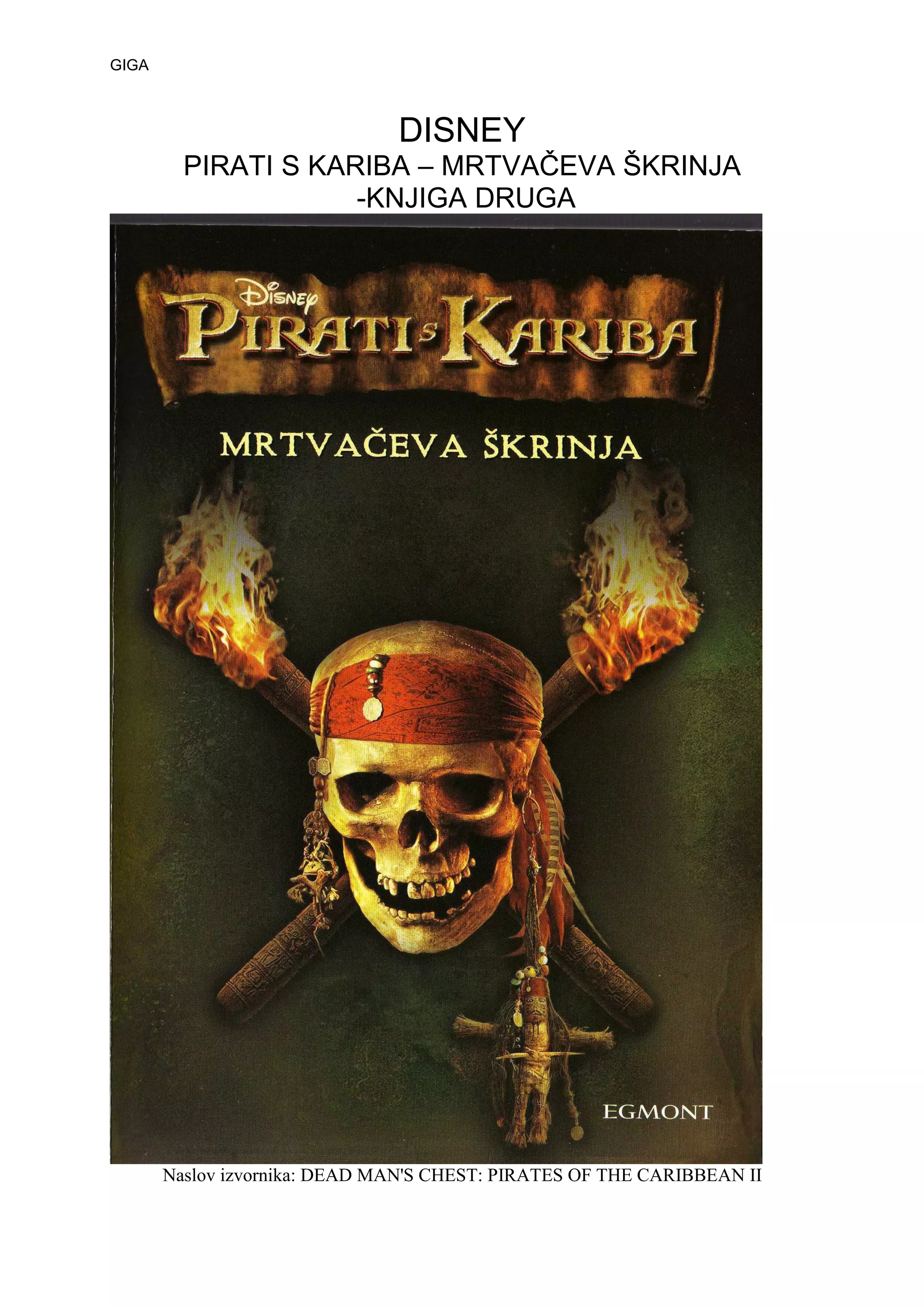 Disney pirati sa kariba 1-3 | PDF