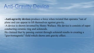 Physics_1_Antigravity.pptx | Physics | Science