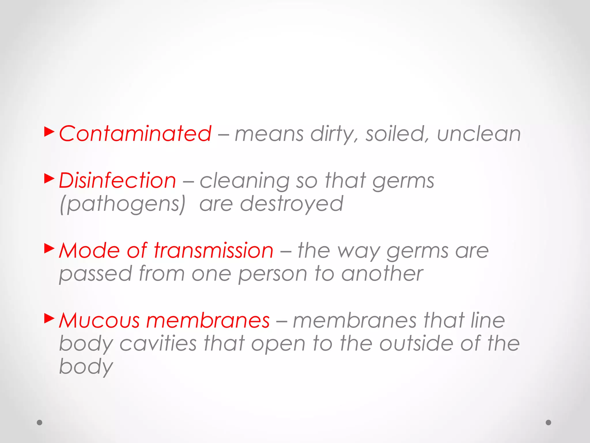 Infection Control | PPT