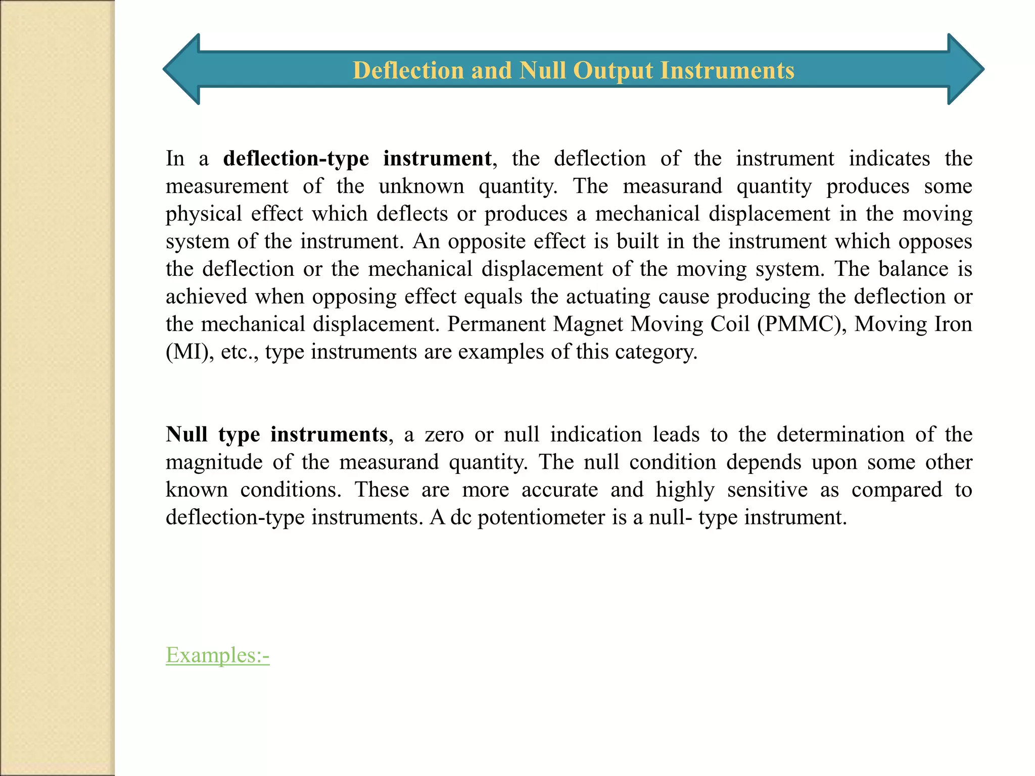 basic of measurement and instrumentation. | PPT
